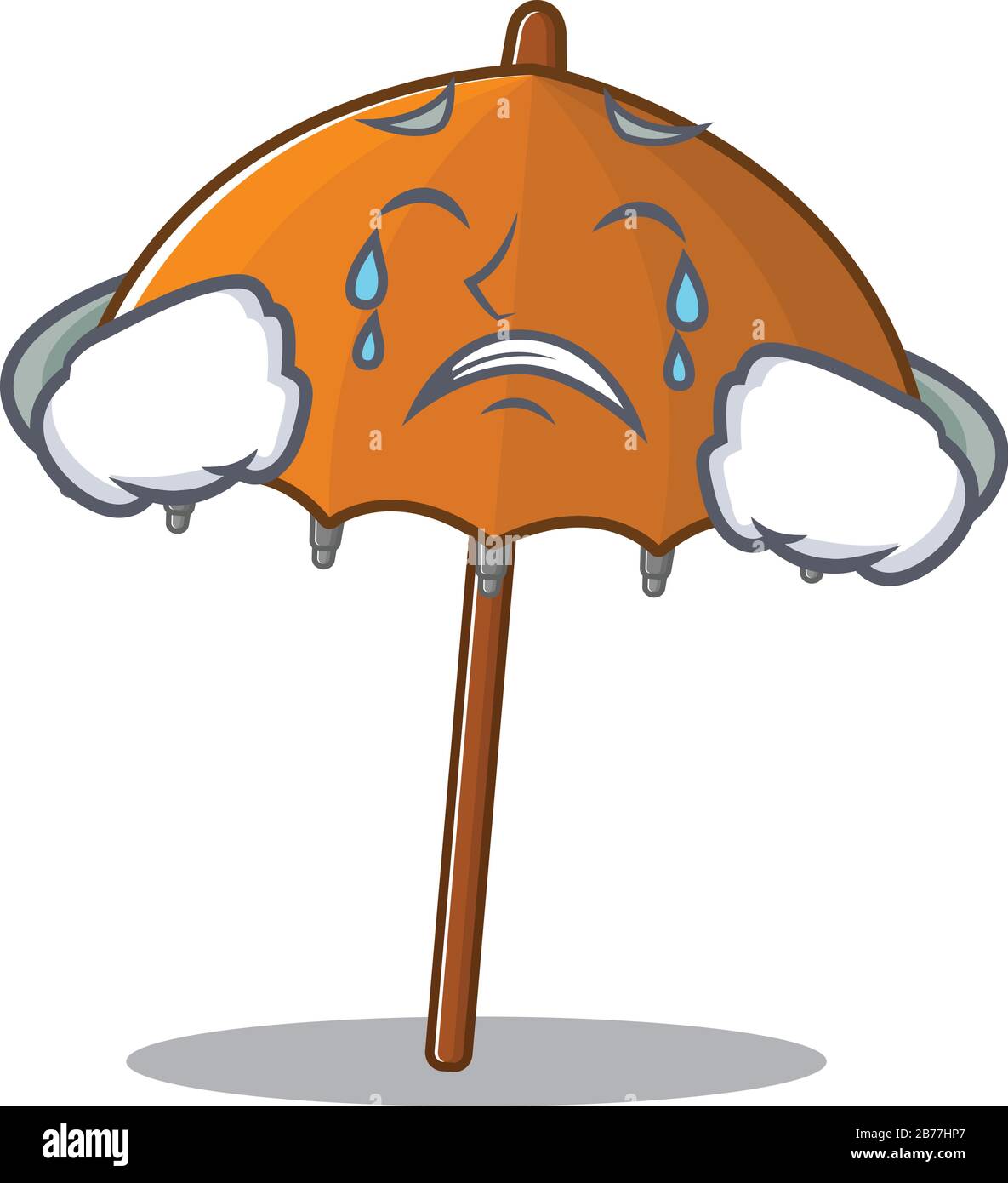 Crying with umbrella Cut Out Stock Images & Pictures - Alamy