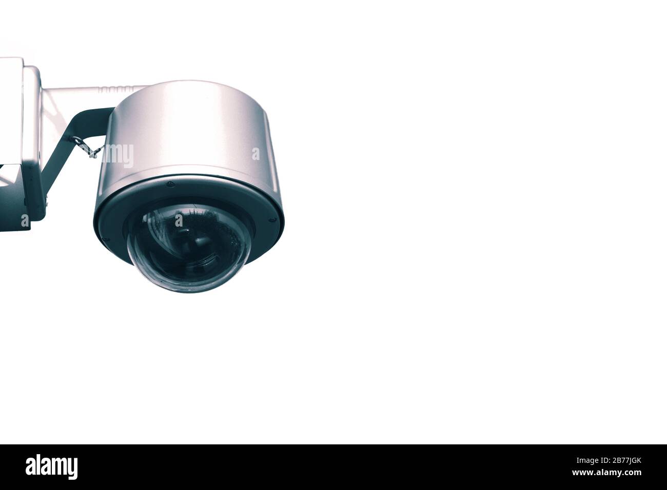 Security CCTV surveillance camera isolated on a white background Stock ...