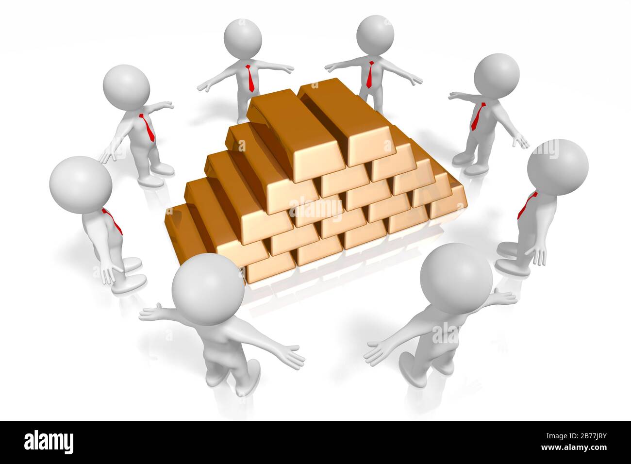 3D gold concept Stock Photo - Alamy