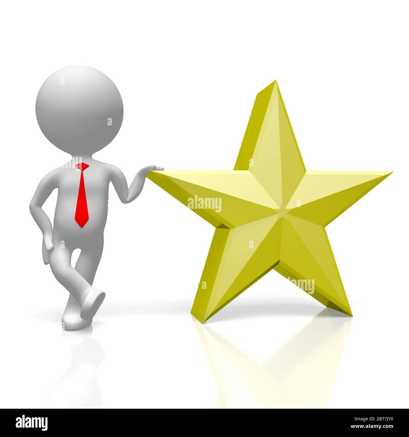 3D star concept Stock Photo - Alamy