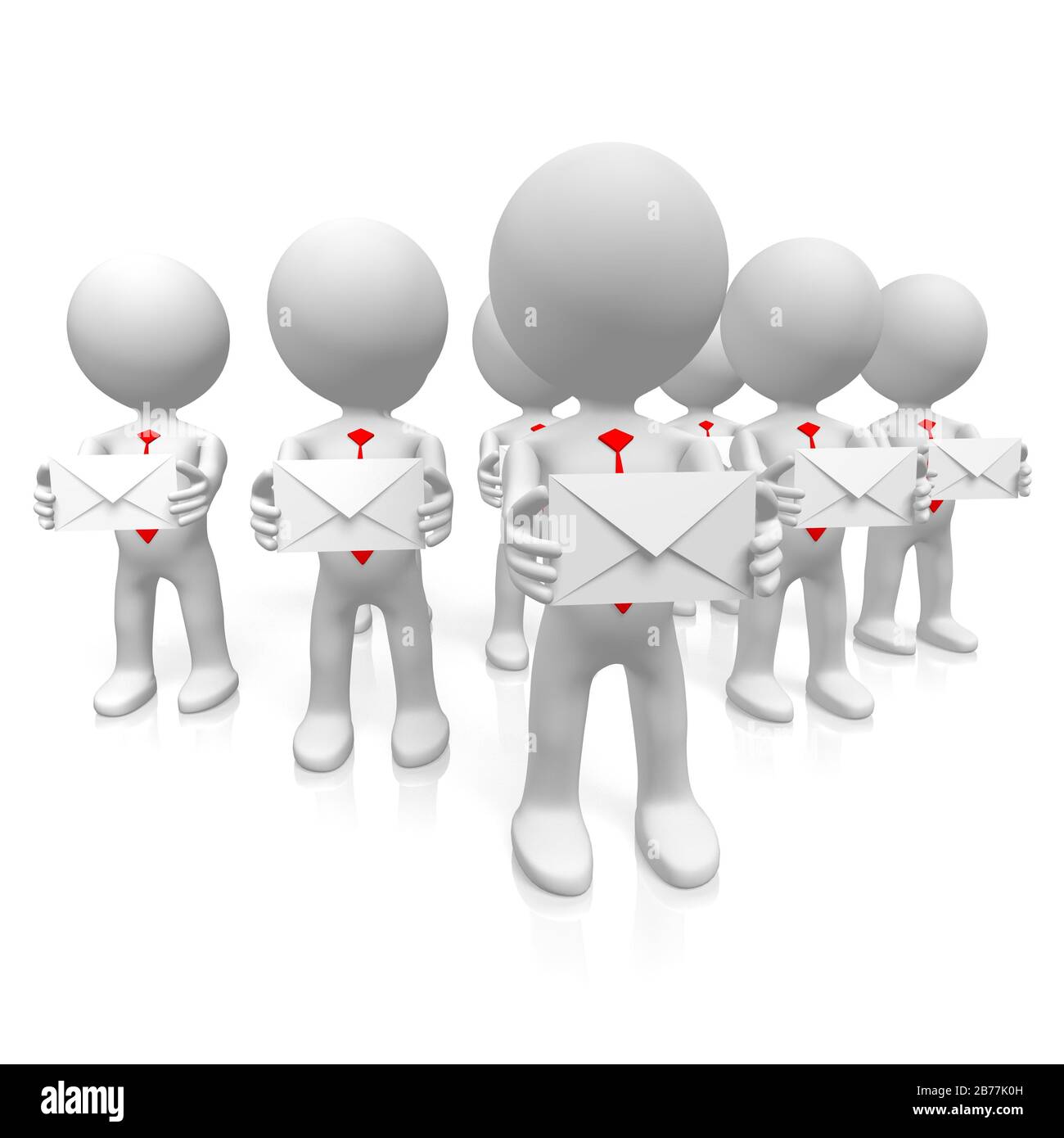3D mail concept Stock Photo - Alamy