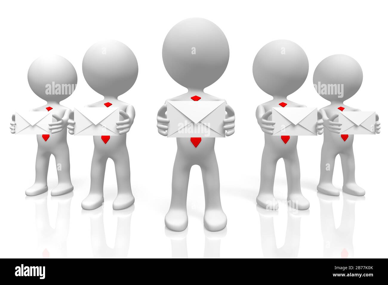 3D mail concept Stock Photo - Alamy