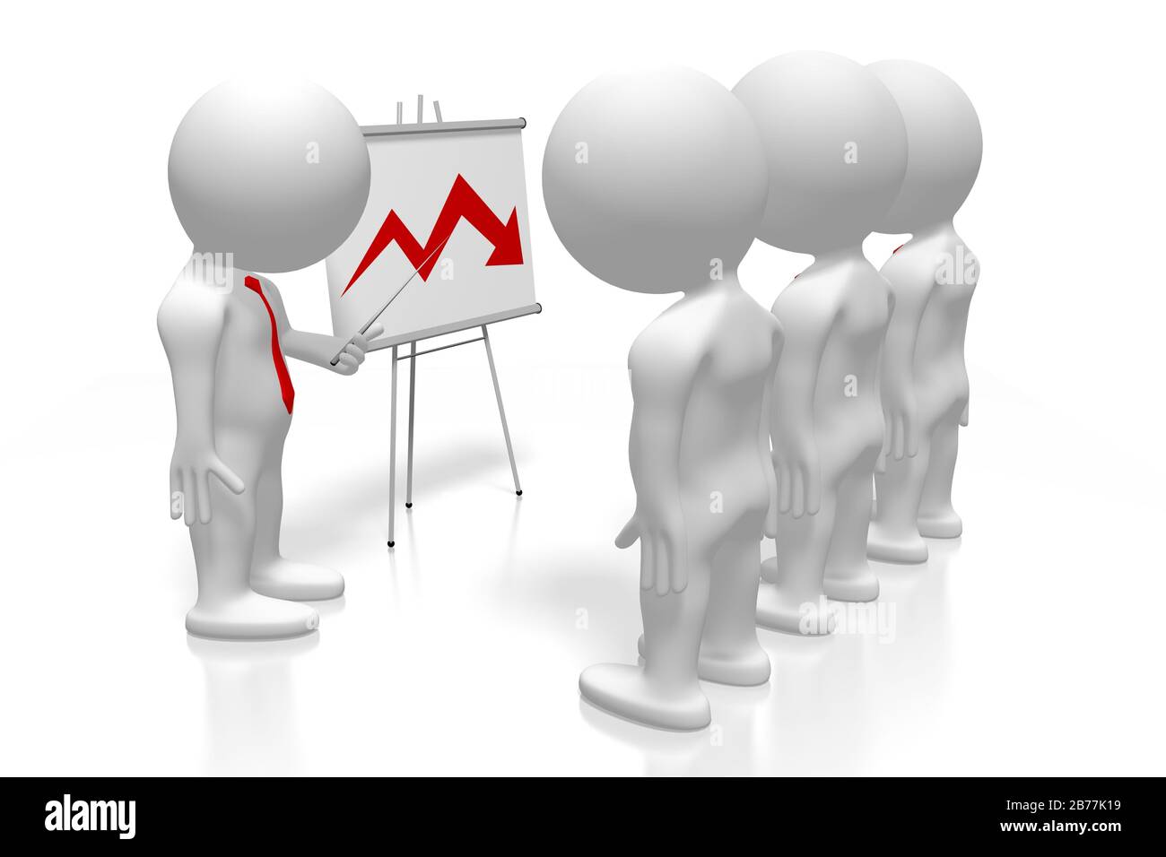 Chart decline Cut Out Stock Images & Pictures - Alamy