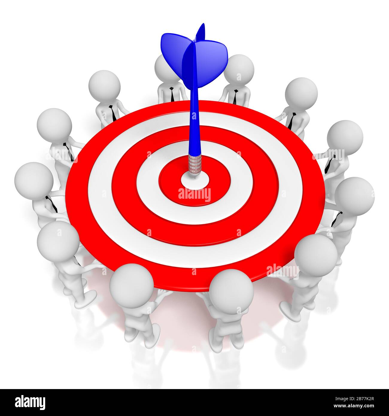 3D success concept Stock Photo - Alamy