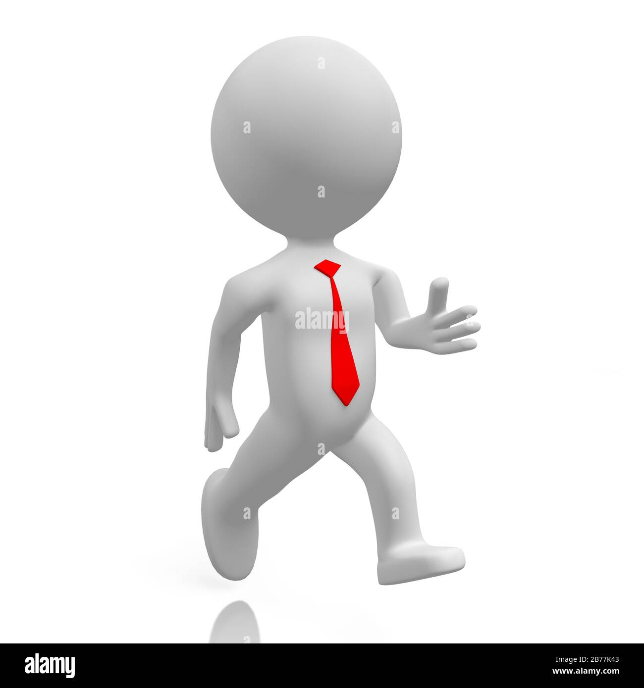 3D running concept Stock Photo - Alamy