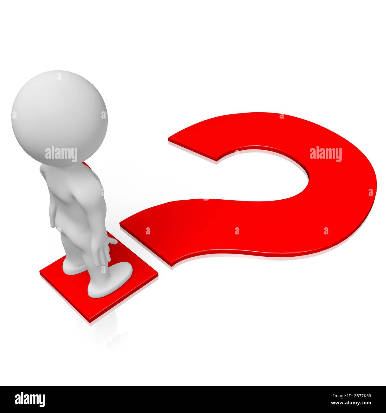 Question mark signpost Stock Photo - Alamy