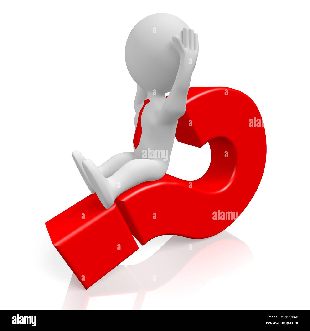 Question mark signpost Stock Photo - Alamy