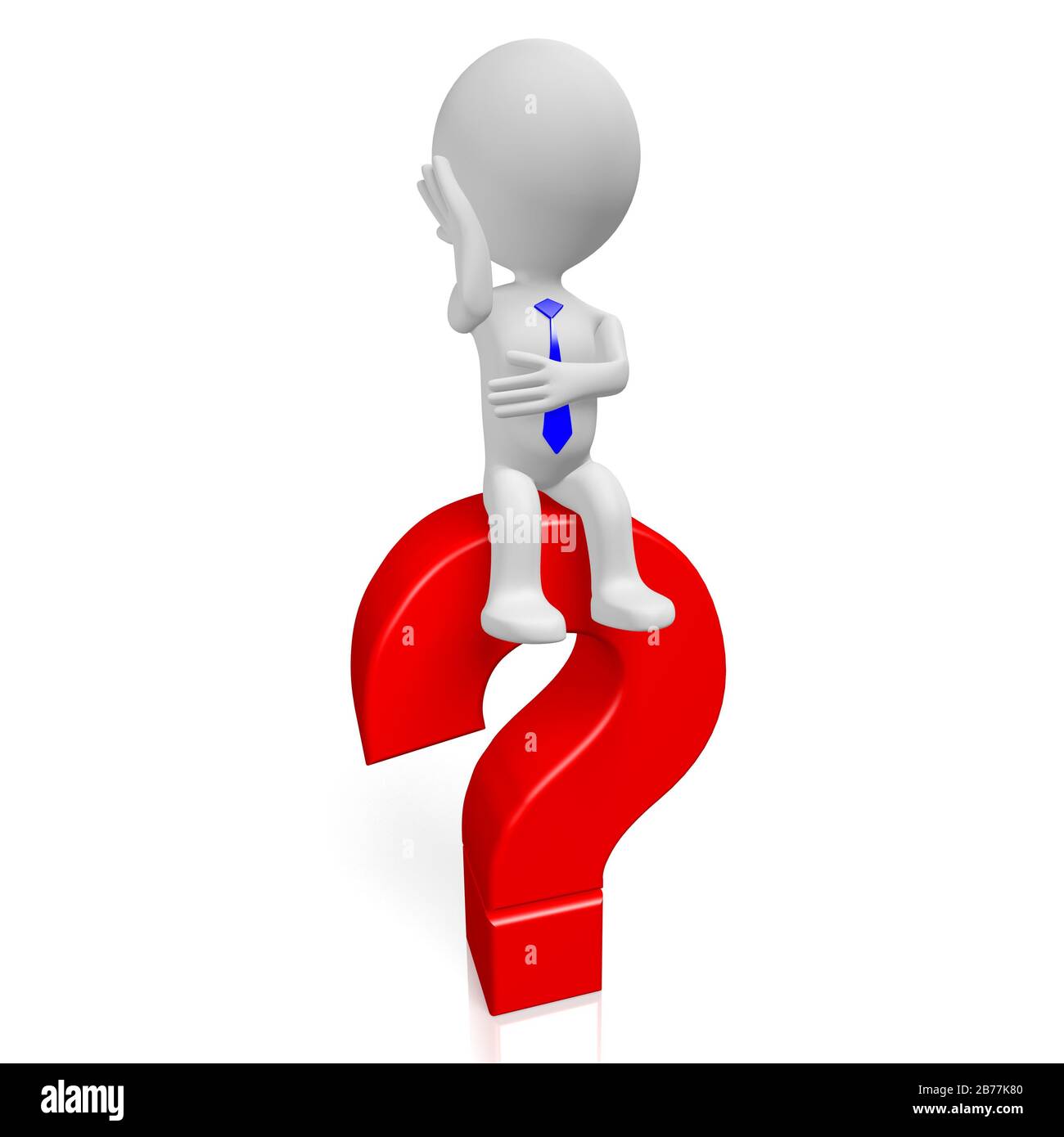 Cartoon signpost question mark hi-res stock photography and images - Alamy