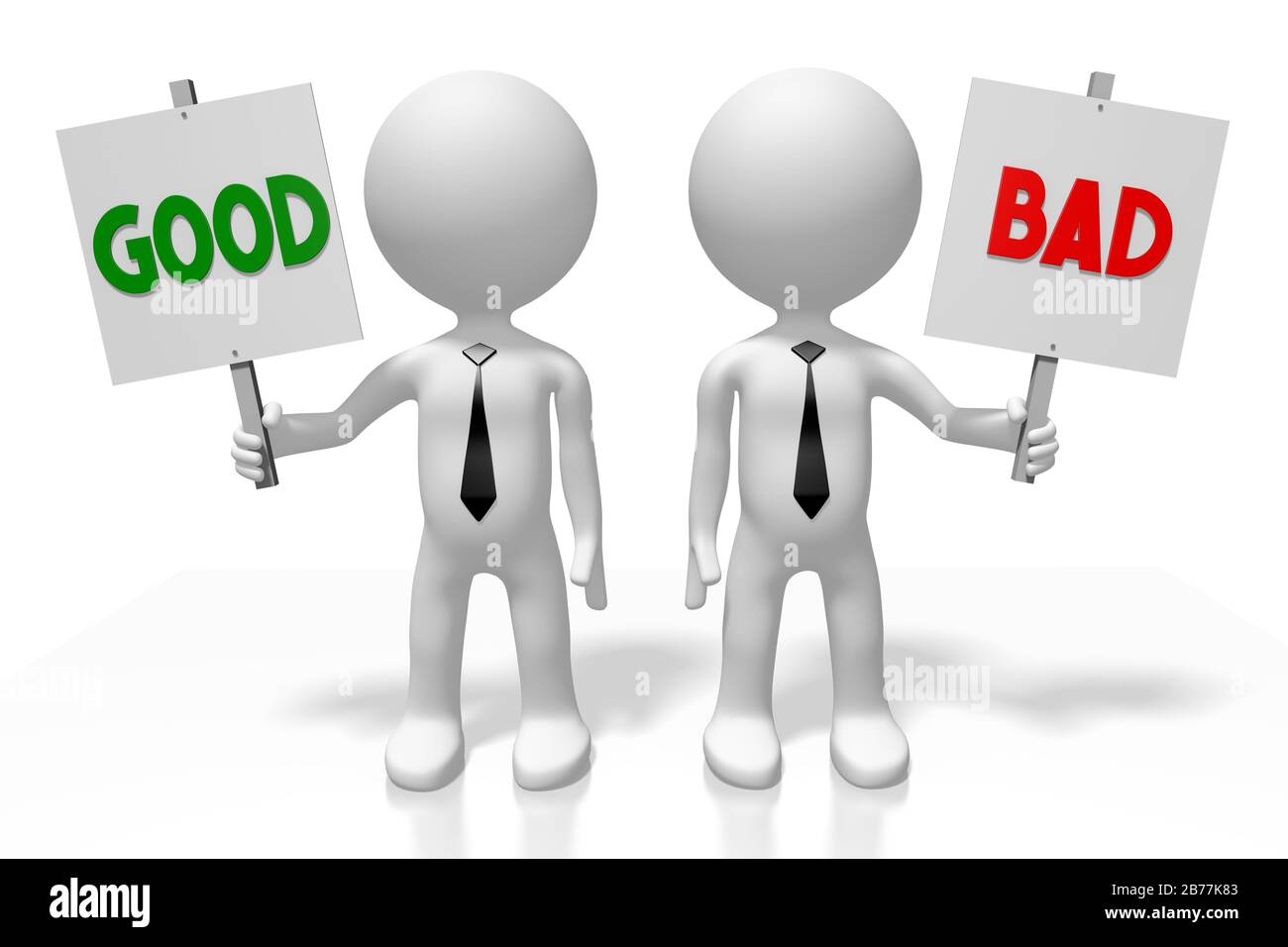 Good or bad concept Stock Photo - Alamy