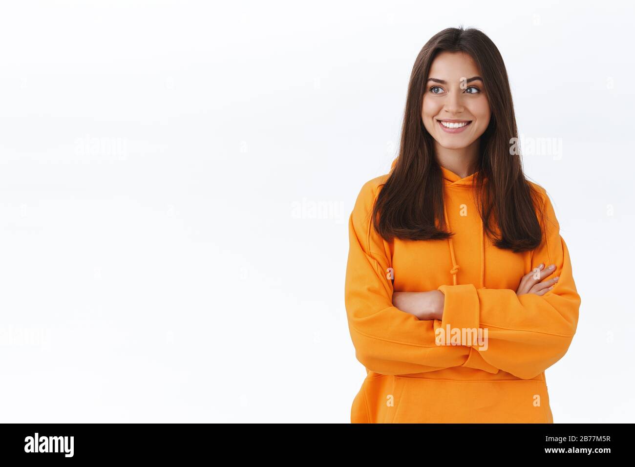 Gorgeous young woman with beaming smile, natural beauty no makeup, look ...