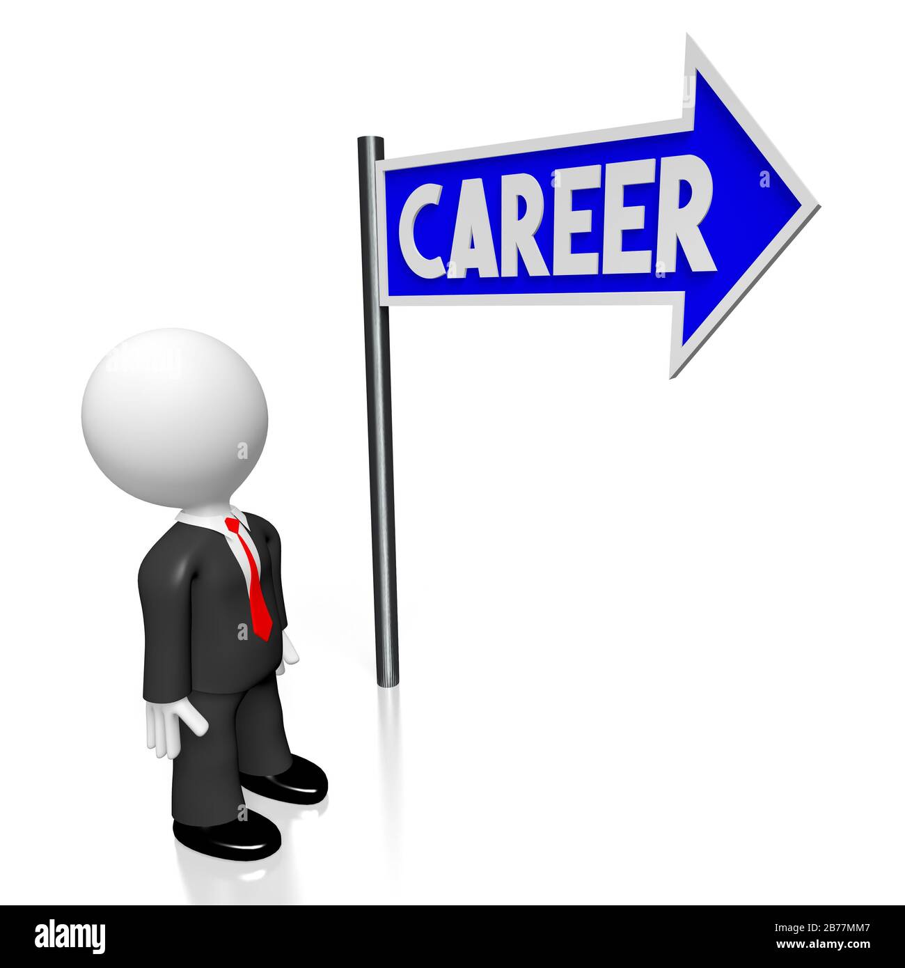 3D businessman, career concept Stock Photo - Alamy 3D businessman, career concept Stock Photo - Alamy