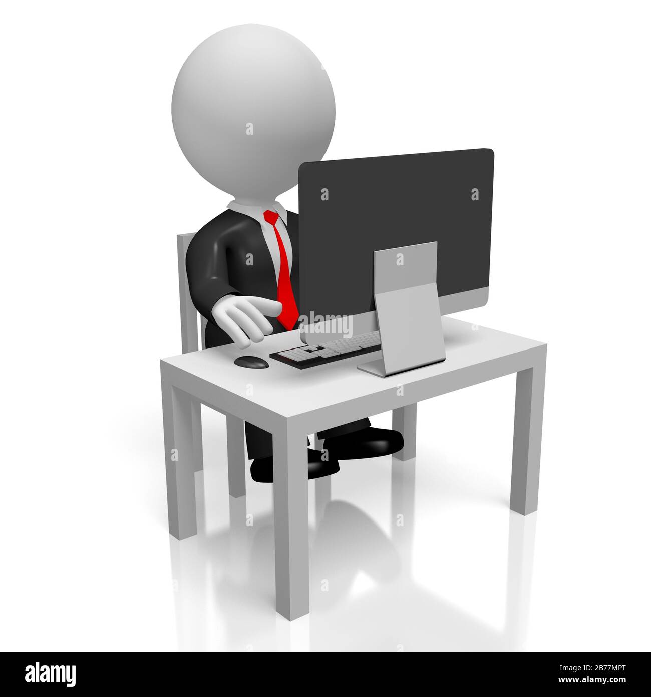 3d humanoid character sitting on hi-res stock photography and images ...