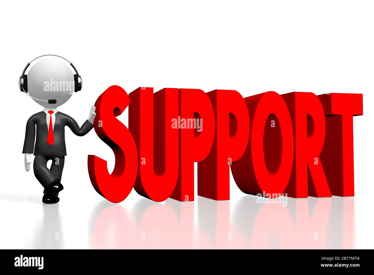 3d man helping hi-res stock photography and images - Alamy