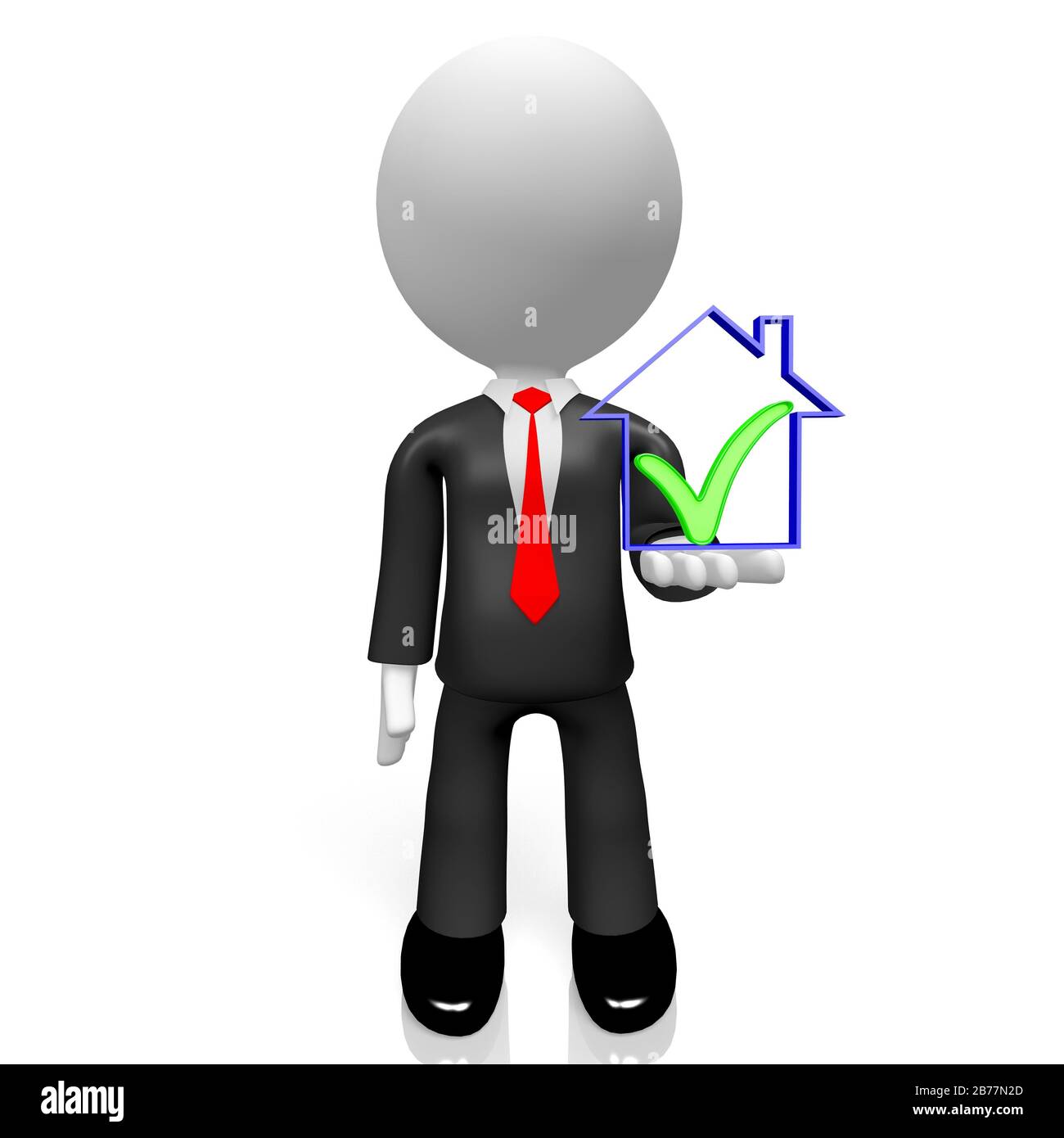 3d guy check mark hi-res stock photography and images - Alamy