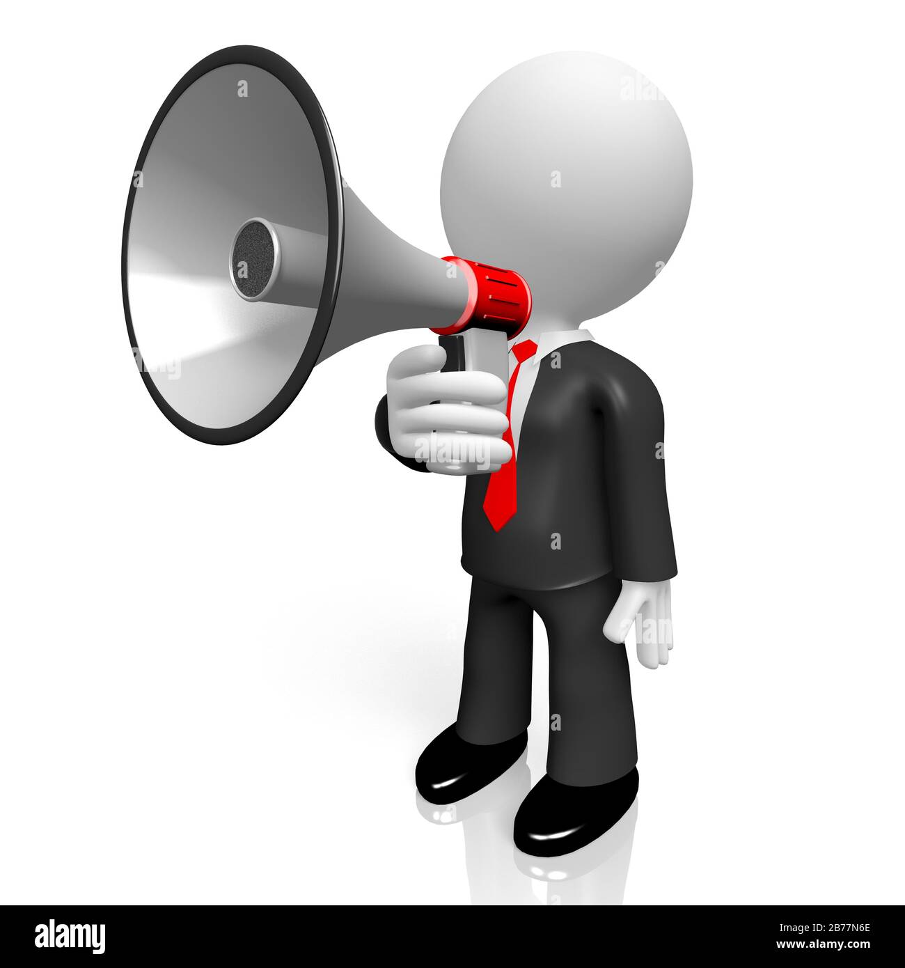 3D cartoon characters, communication concept Stock Photo - Alamy