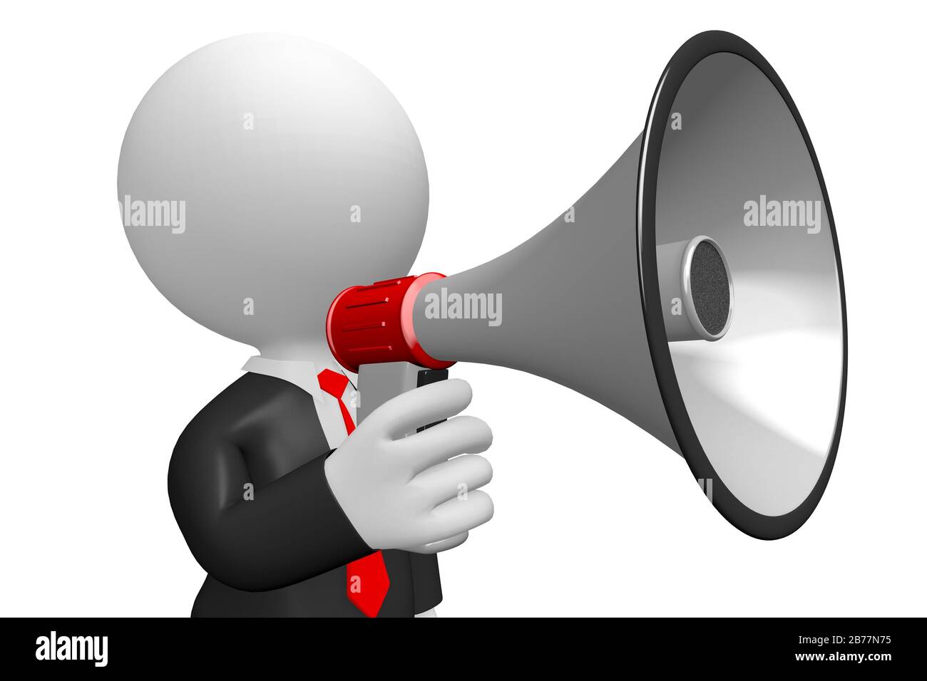 3D cartoon characters, communication concept Stock Photo - Alamy