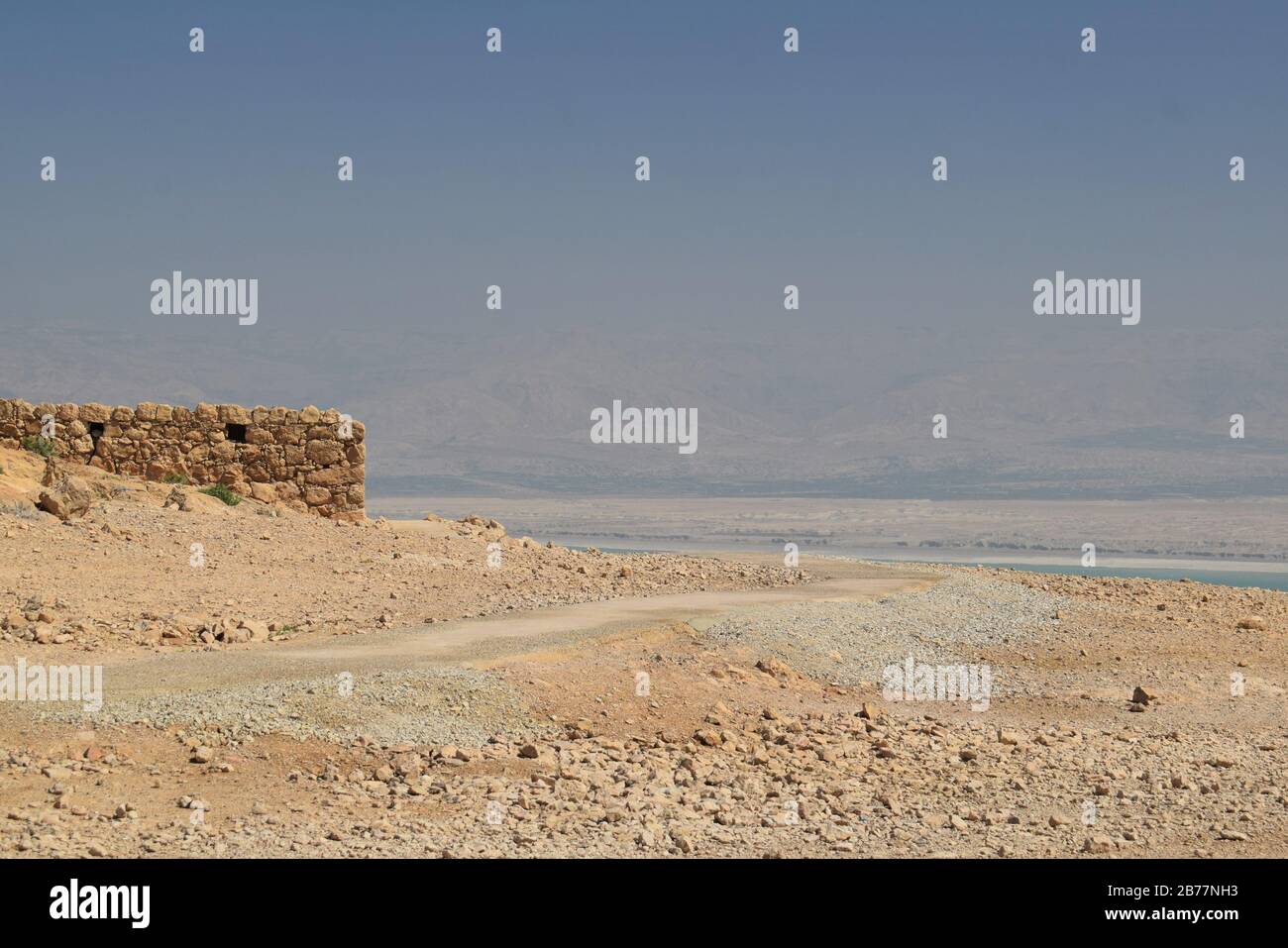 Masada Overlooking the Dead Sea Stock Photo - Alamy
