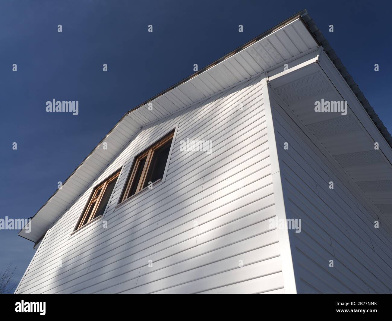 frame house and white siding Stock Photo - Alamy