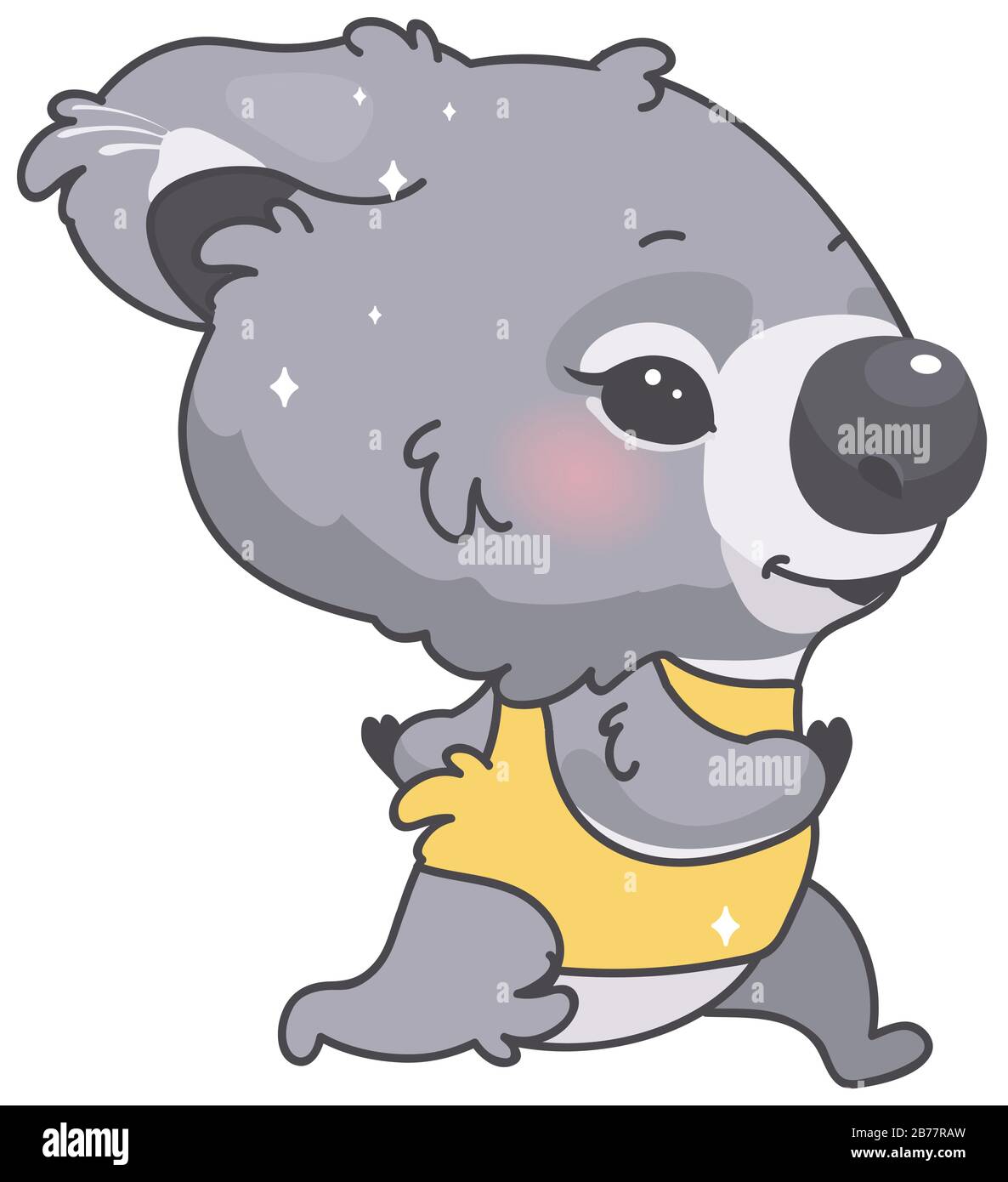 Cute koala kawaii cartoon vector character Stock Vector Image & Art - Alamy