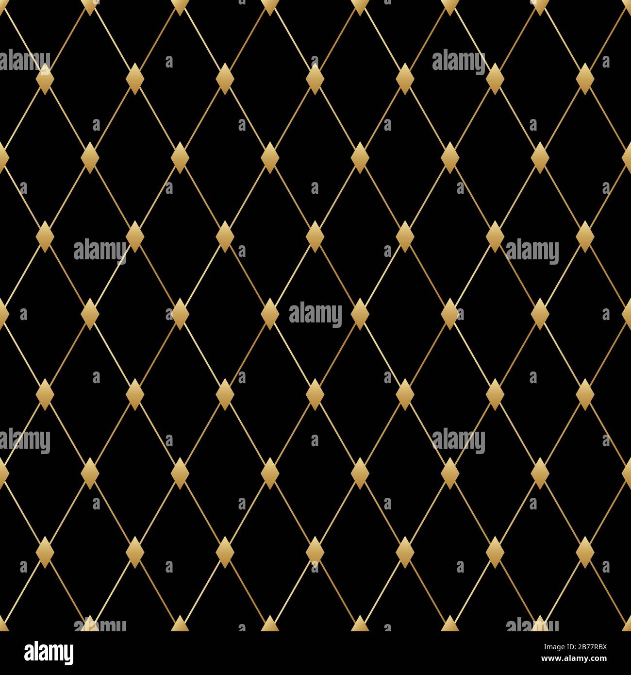 Seamless gold black pattern Stock Vector Images - Alamy