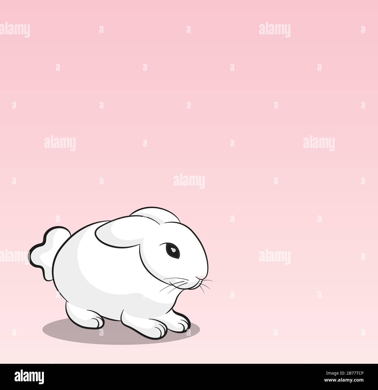 Easter eggs hare on Stock Vector Images - Alamy