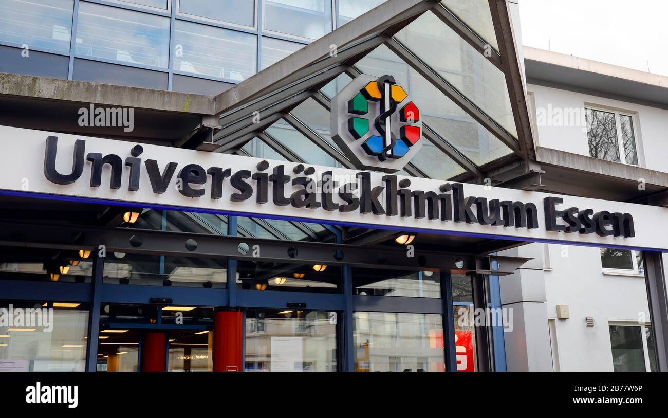 University Hospital Essen, Ruhr Area, North Rhine-Westphalia, Germany ...