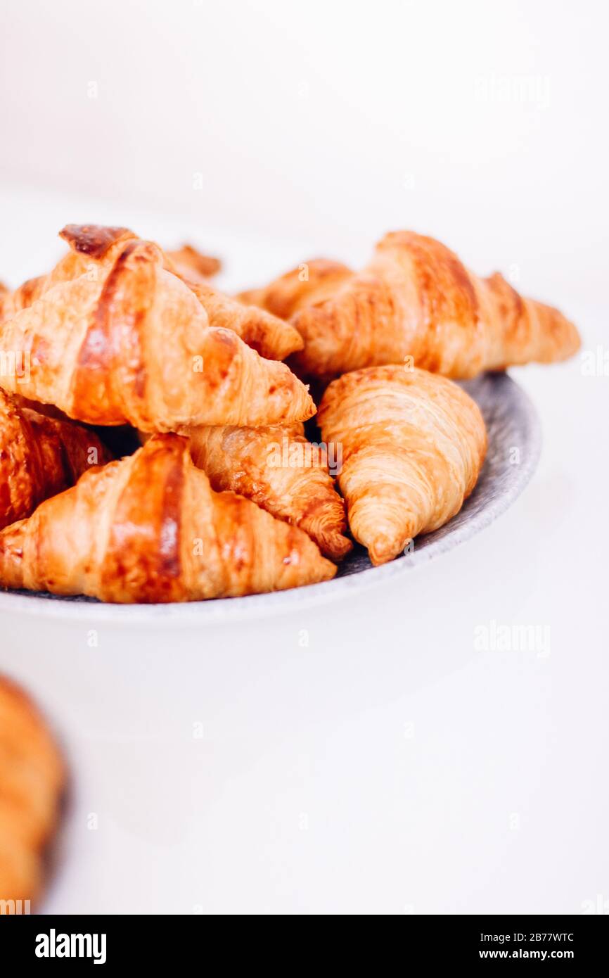 Pastry buffet served at charity event, sweet food and dessert table ...