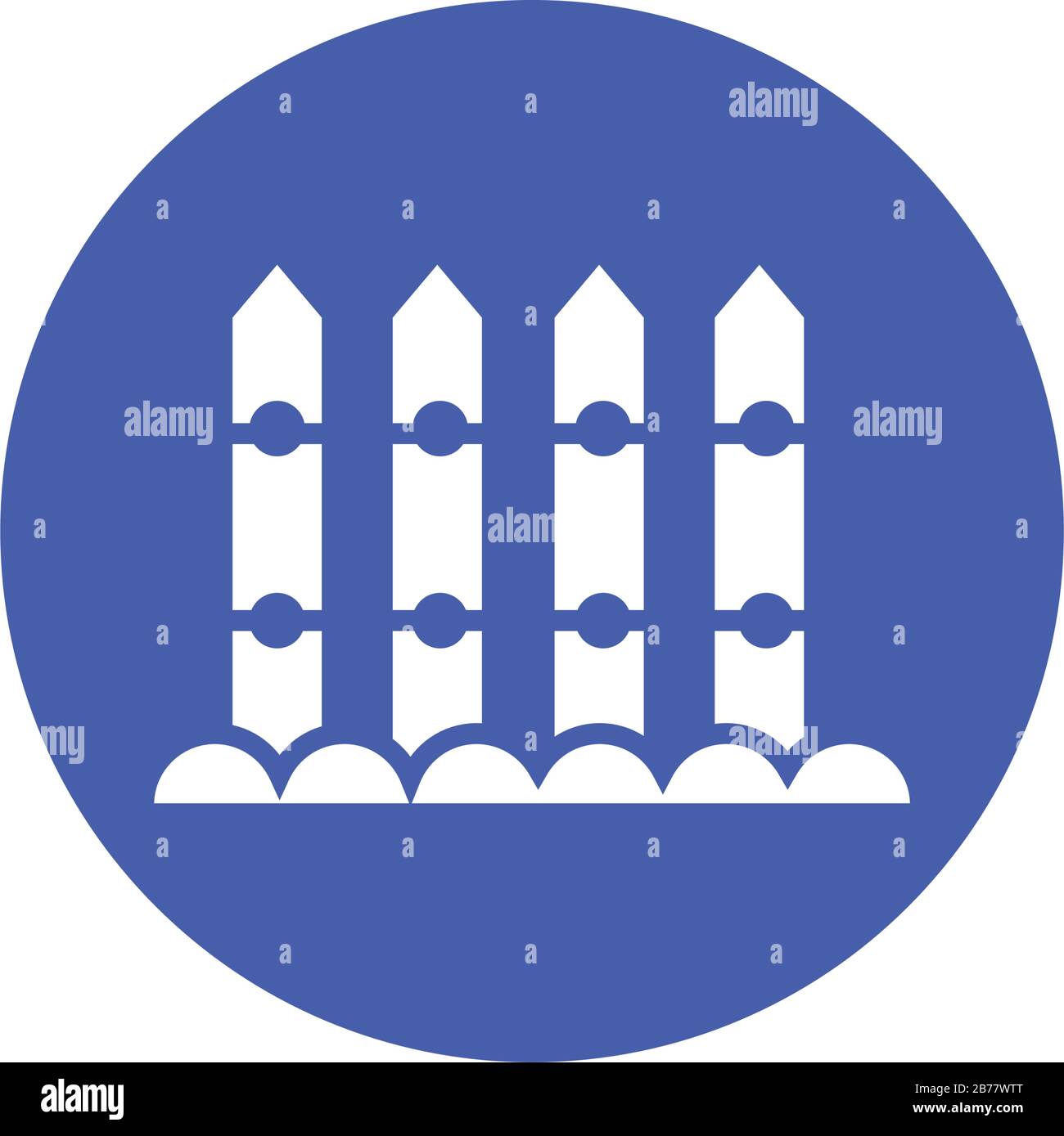 fence wooden farm block style Stock Vector Image & Art - Alamy