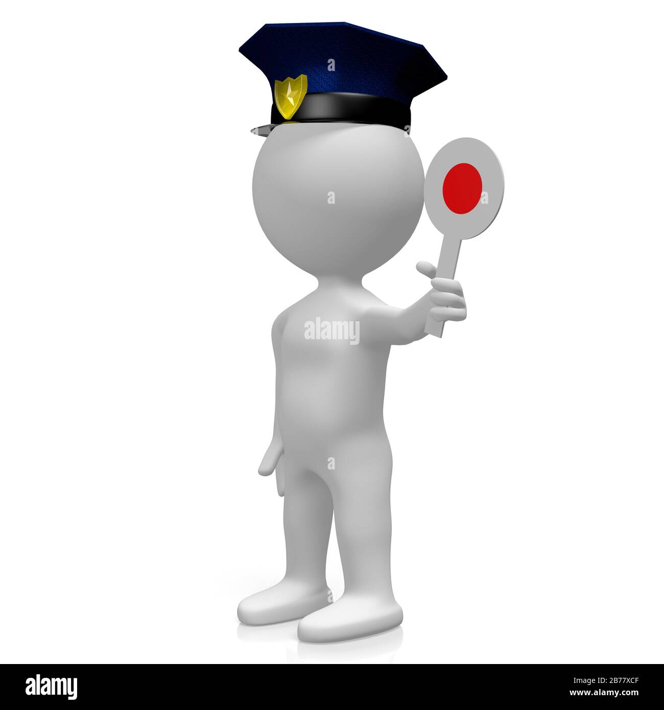 Man Stopping Traffic Stop Sign High Resolution Stock Photography and ...