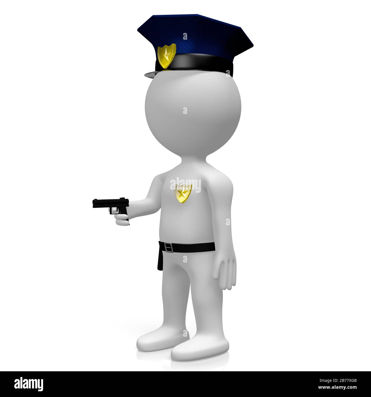 Policeman weapon gun hi-res stock photography and images - Alamy