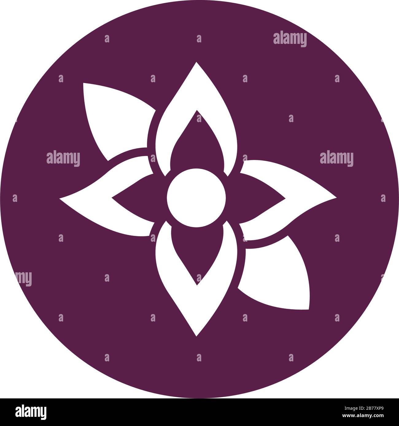 beautifull flower garden spring block style Stock Vector Image & Art ...