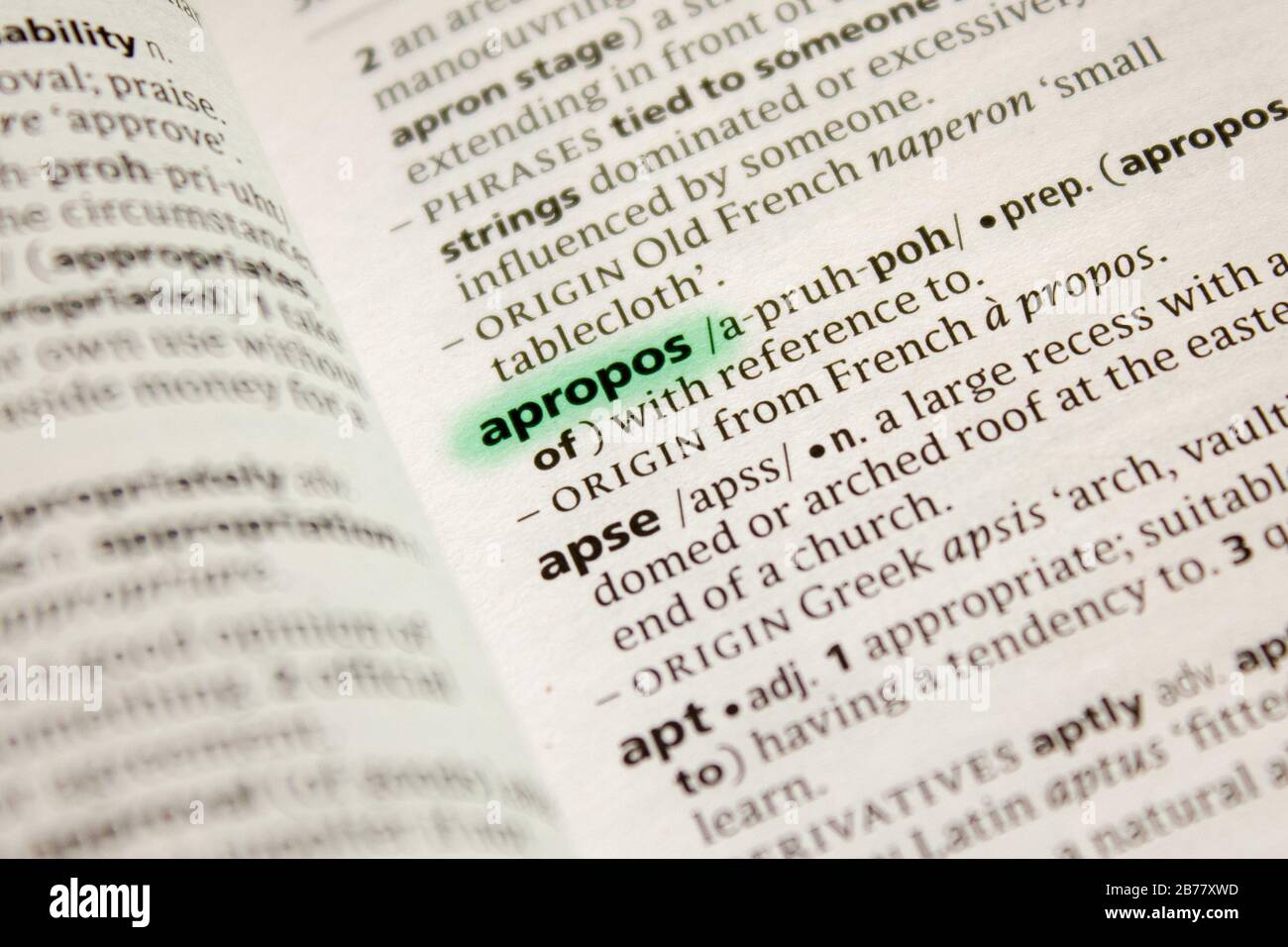 Apropos hi-res stock photography and images - Alamy