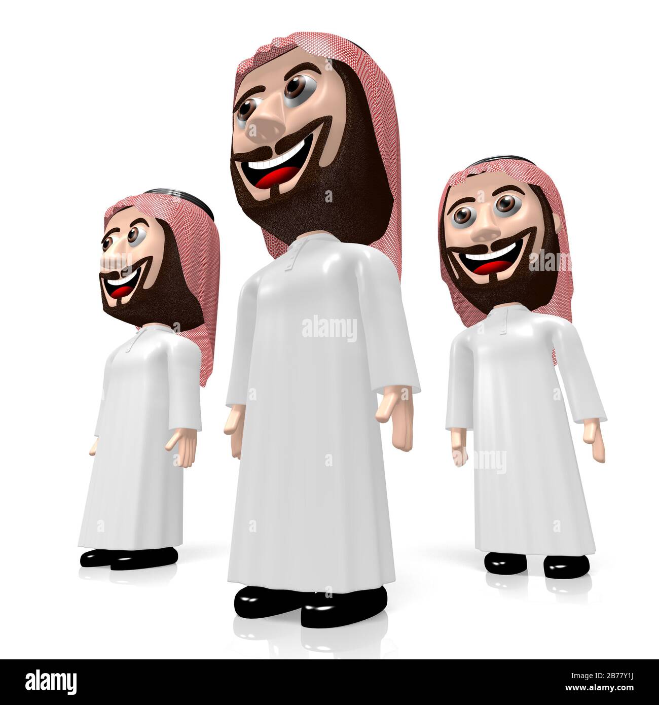 Cartoon arab man in Cut Out Stock Images & Pictures - Alamy