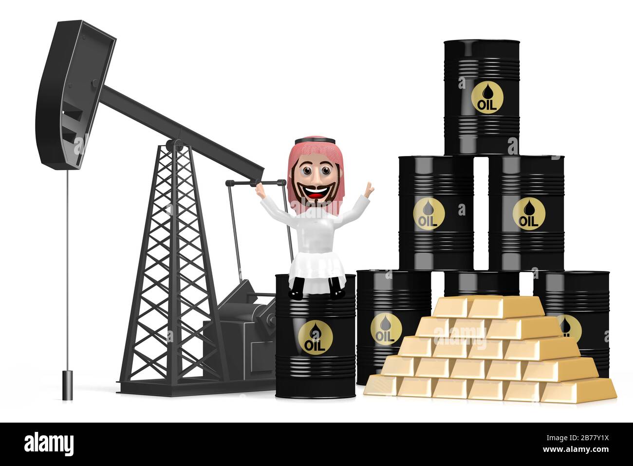 Cartoon oil barrel hi-res stock photography and images - Alamy