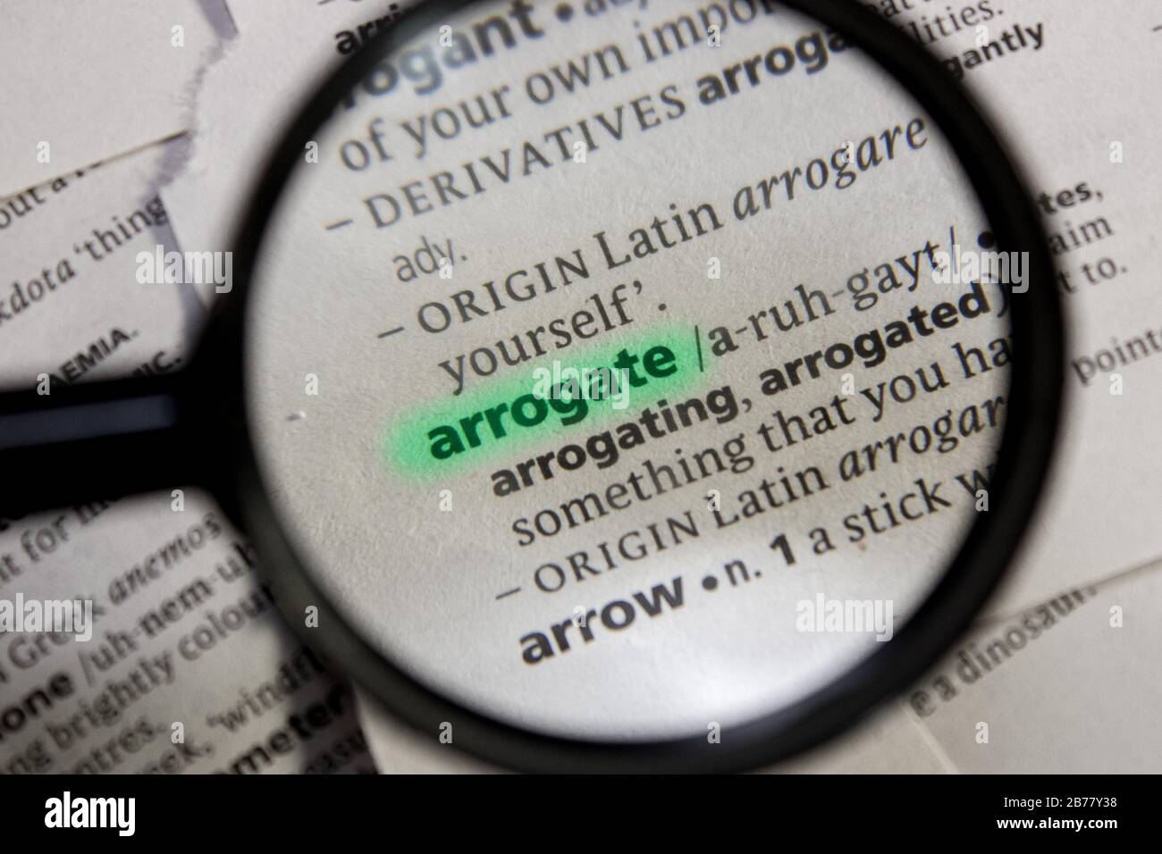 Arrogate hi-res stock photography and images - Alamy