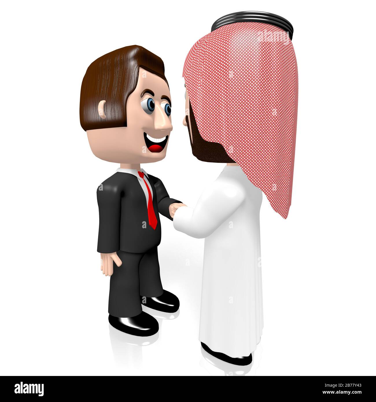 Shaking Hands Cartoon Funny