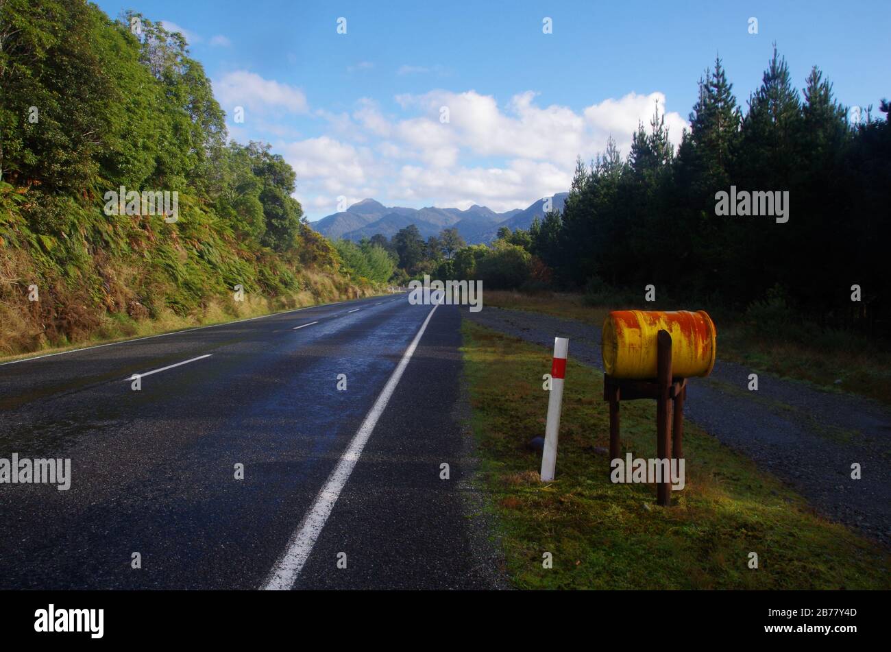 State Highway 73 alternative Te Araroa Trail route. South Island. New ...