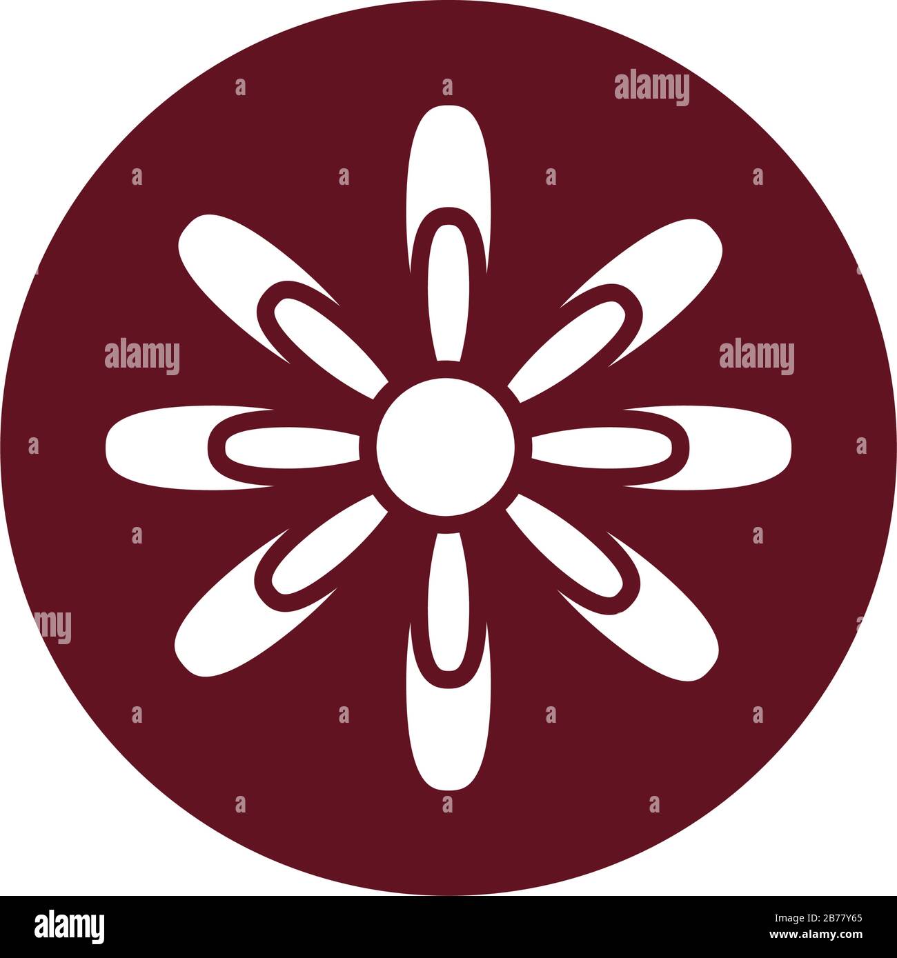 beautifull flower garden spring block style Stock Vector Image & Art ...