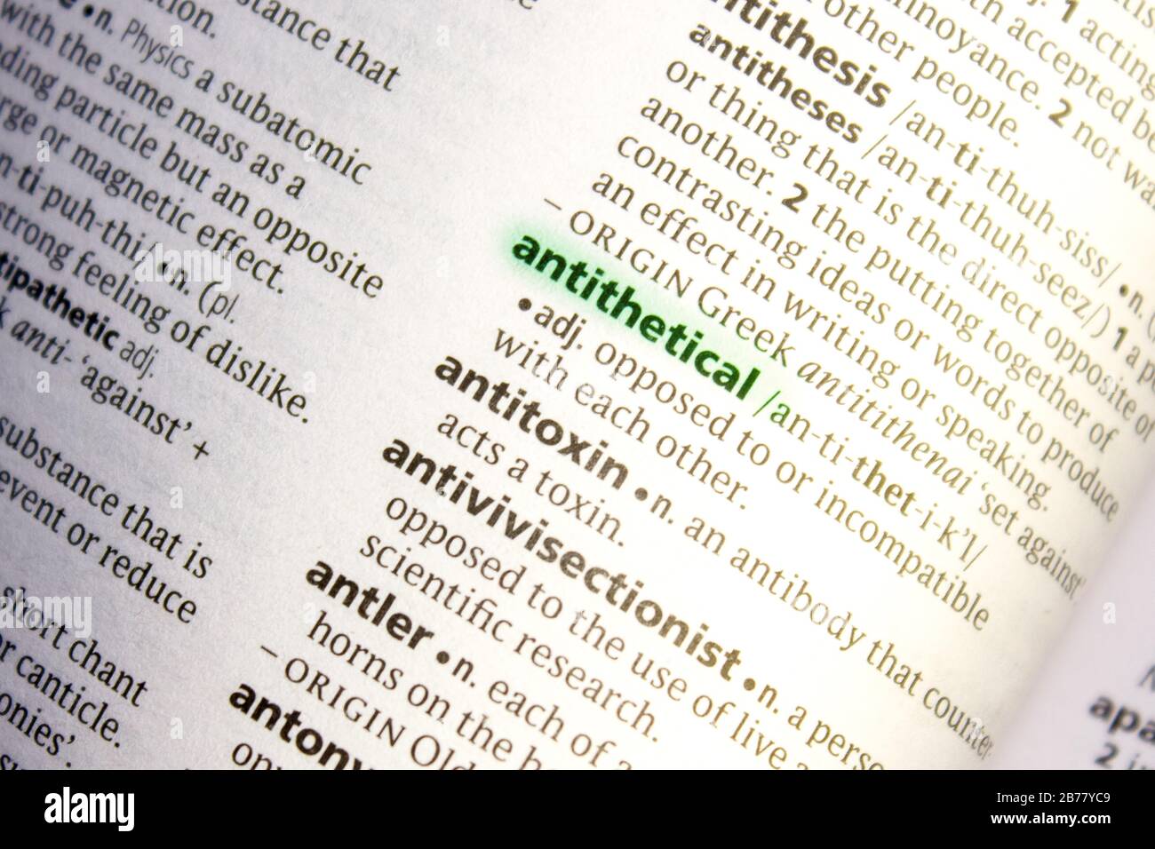 Antithetical hi-res stock photography and images - Alamy