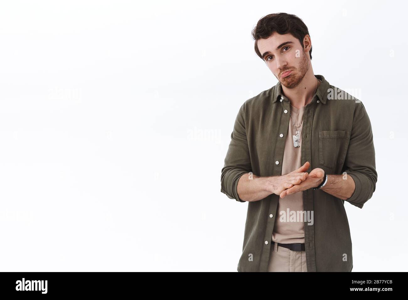 Face person smirk guy hi-res stock photography and images - Alamy