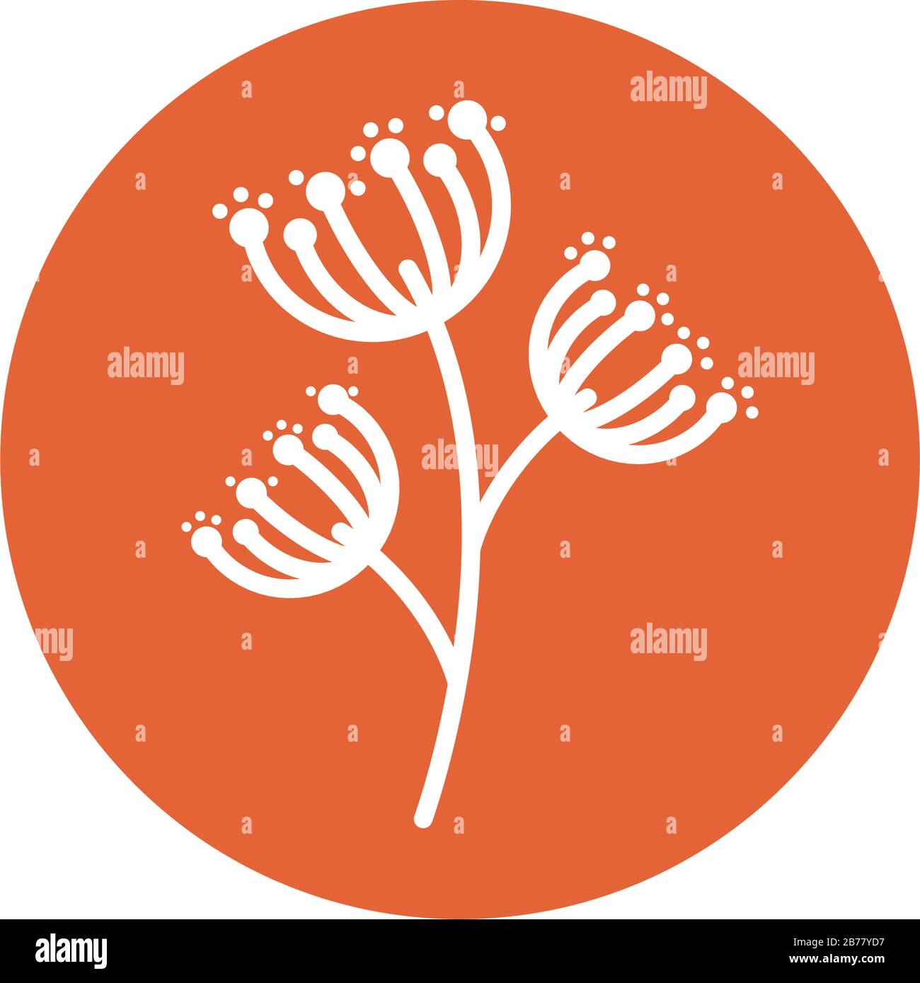 beautifull flower garden spring block style Stock Vector Image & Art ...