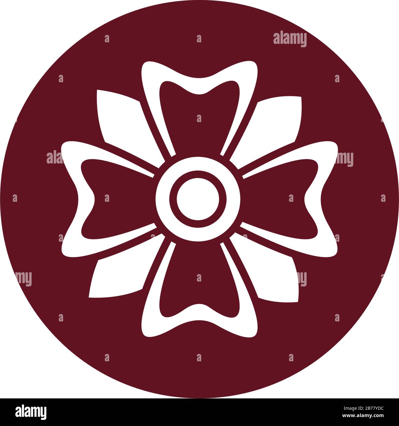 beautifull flower garden spring block style Stock Vector Image & Art ...