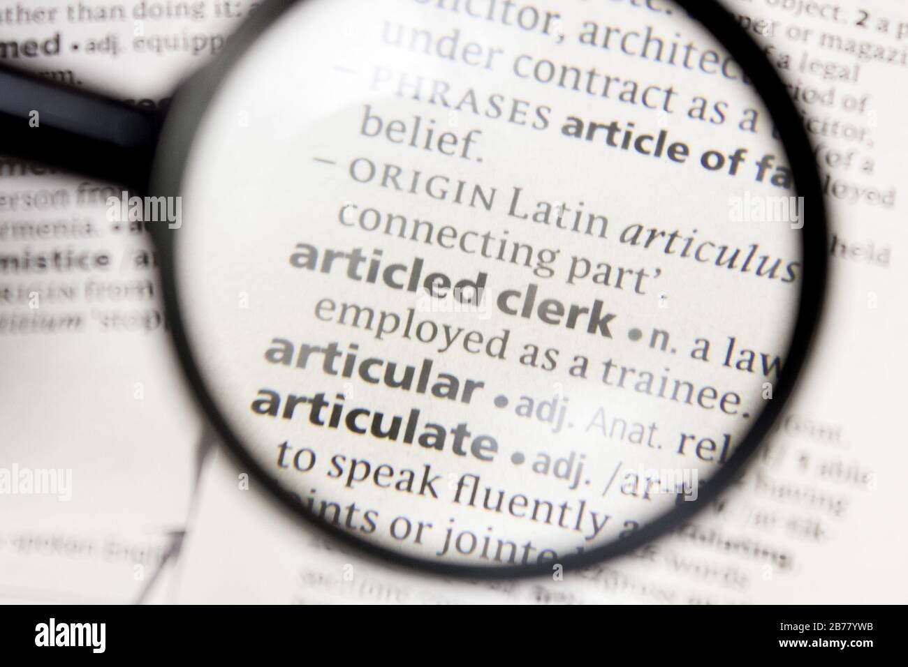 Articled clerk hi-res stock photography and images - Alamy