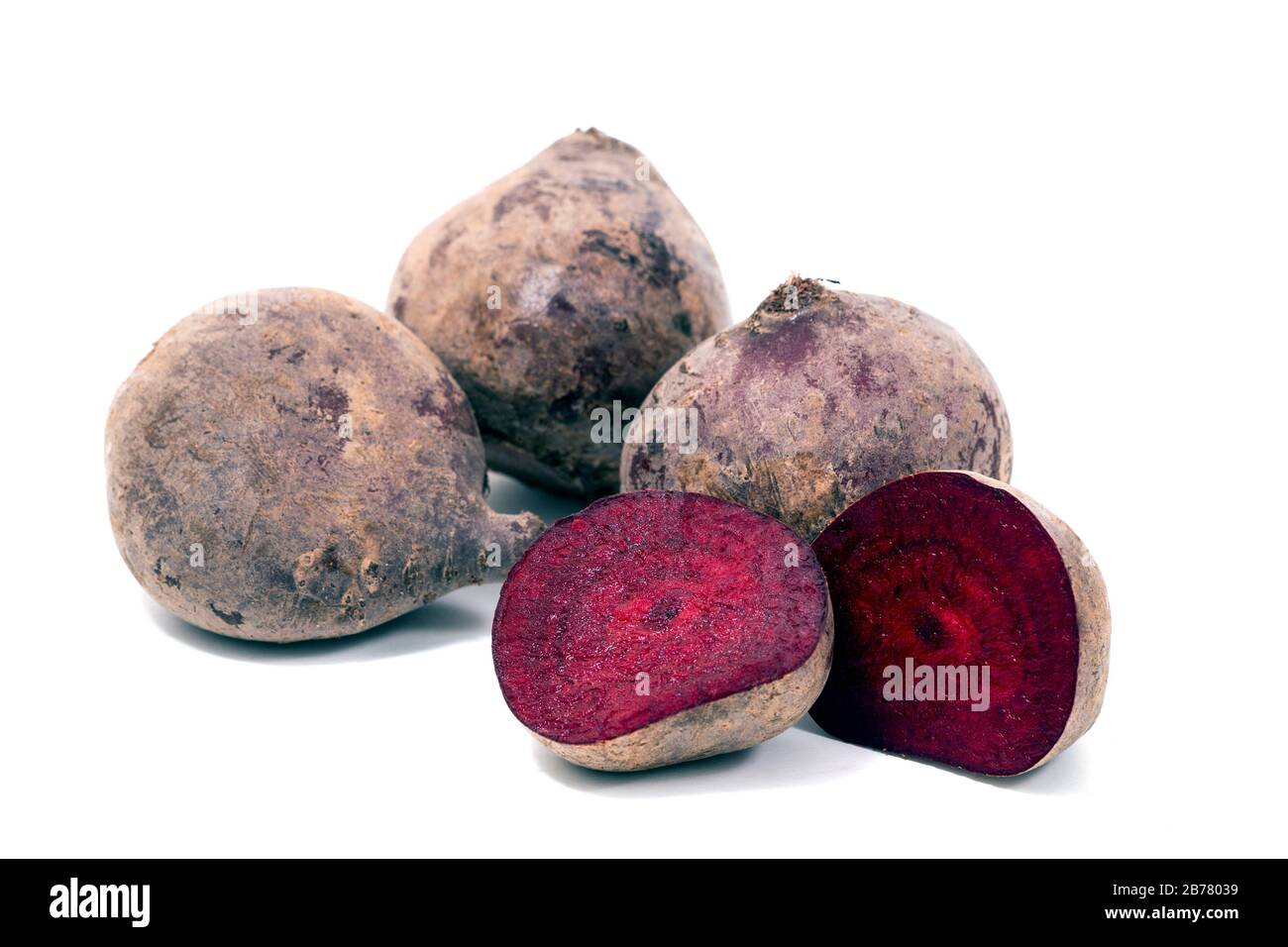 Close up view of beet root isolated on white background Stock Photo - Alamy