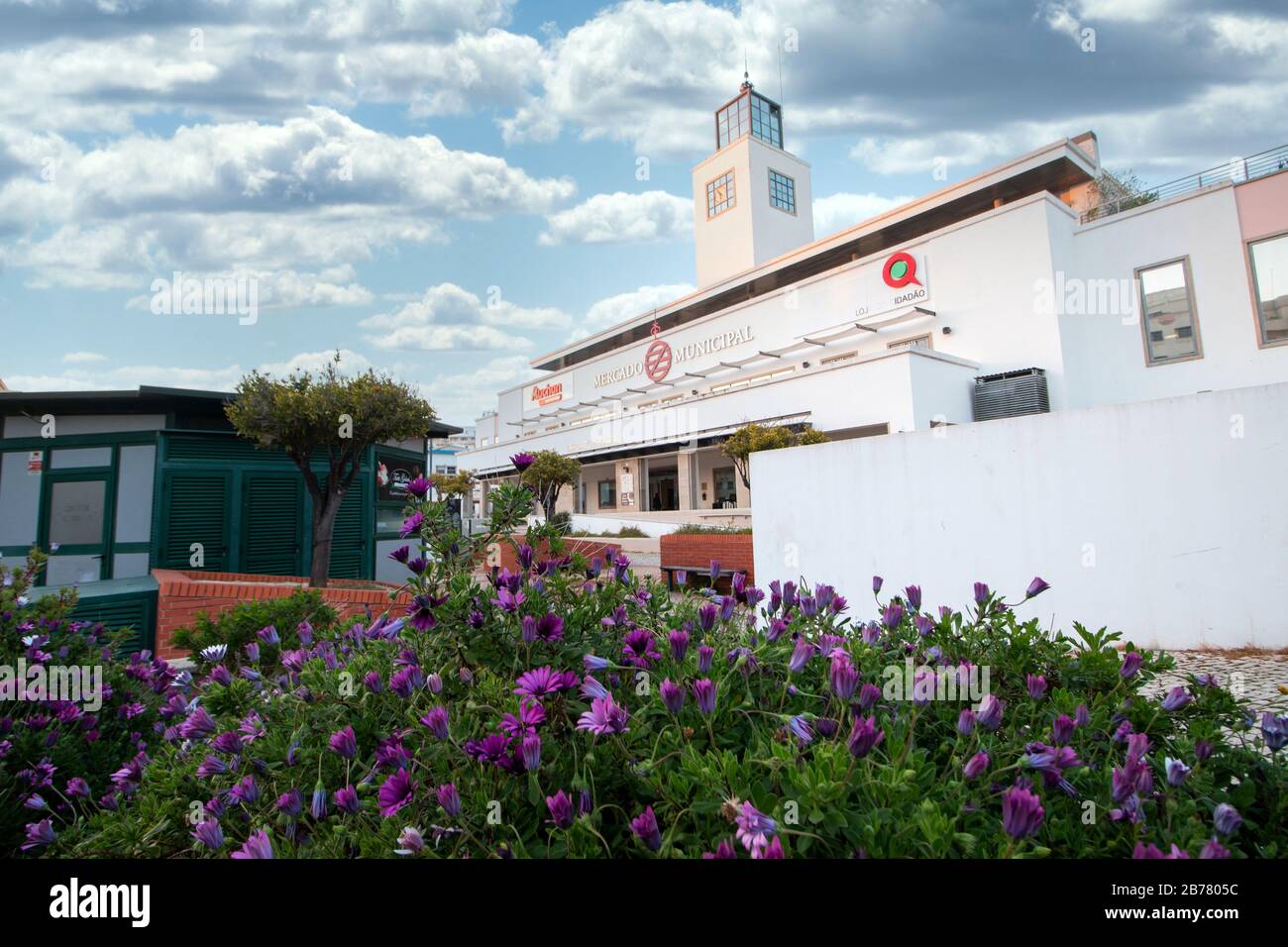 FARO, PORTUGAL: 16th February, 2020 - Modern local grocery and fish ...