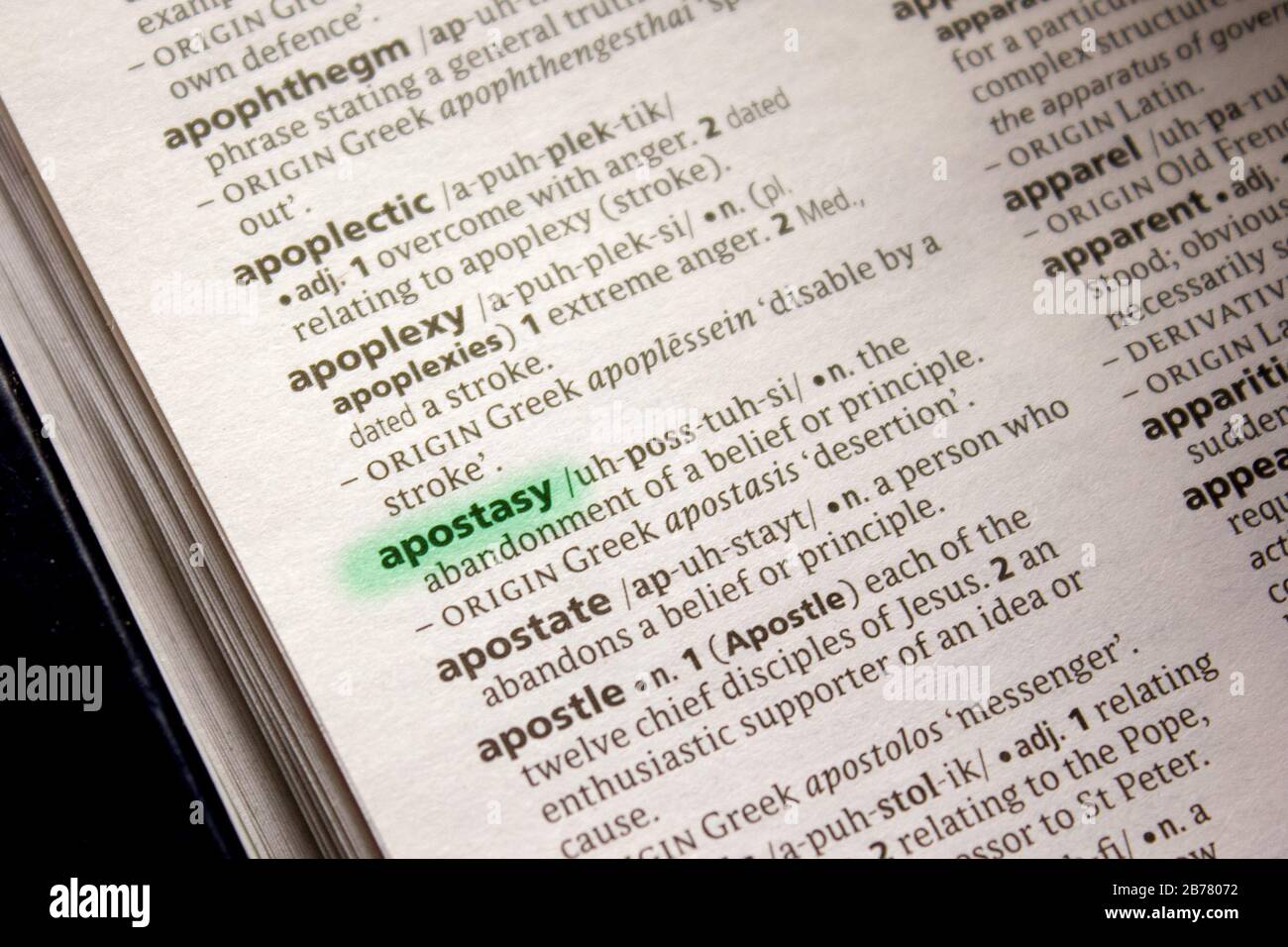 The apostasy hi-res stock photography and images - Alamy