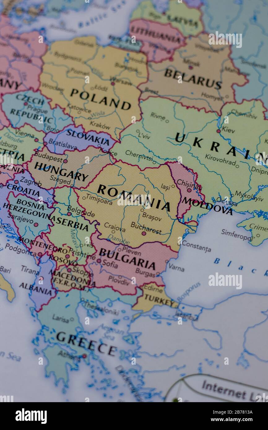 Political map world 2019 hi-res stock photography and images - Alamy