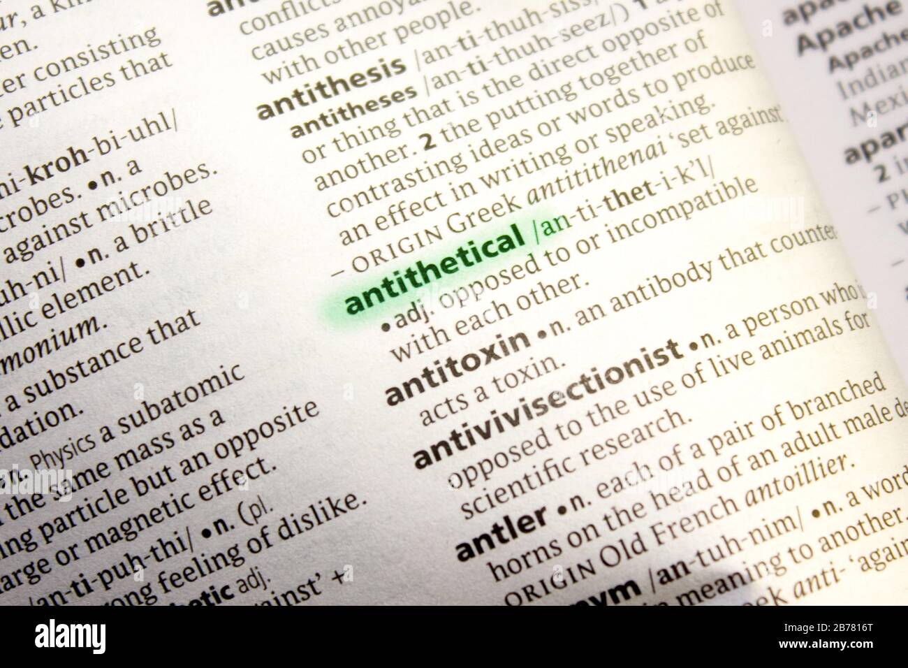 Antithetical hi-res stock photography and images - Alamy