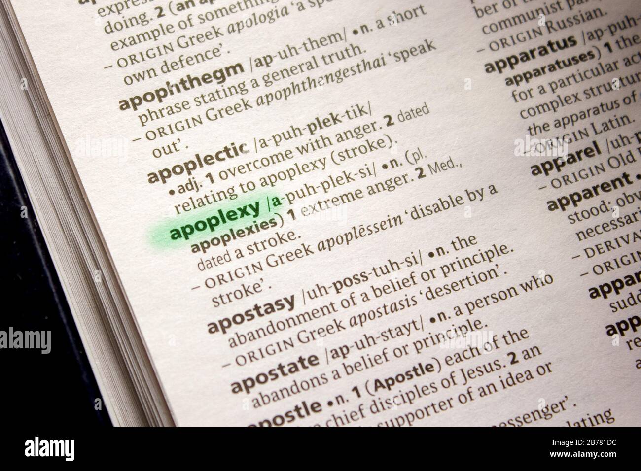 Apoplexy hi-res stock photography and images - Alamy