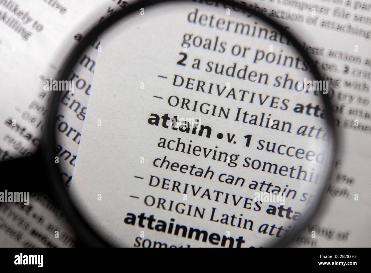 Attain word hi-res stock photography and images - Alamy